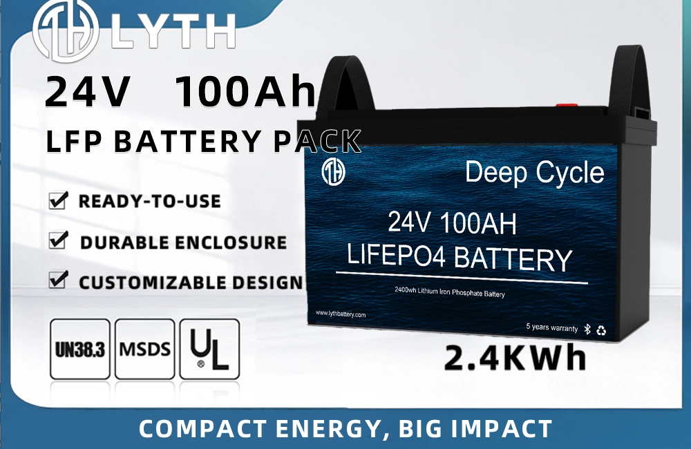 LYTH 24V 100Ah Battery Pack | LYTH