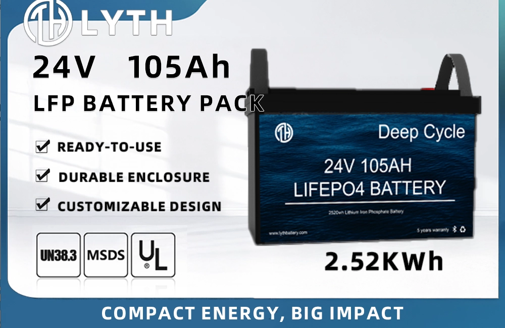 LYTH 24V 105Ah Battery Pack | LYTH