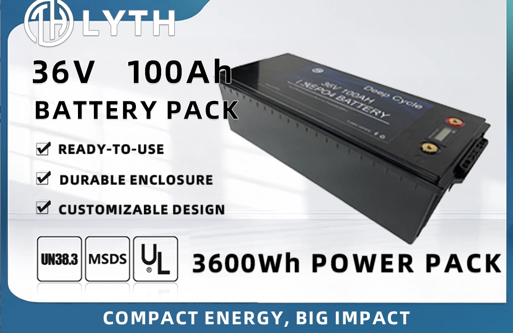 LYTH 36V 100Ah Marine Battery Pack | LYTH