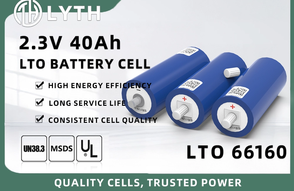 Yinlong LTO 40Ah 2.3V Lithium Titanate Battery Cell | LYTH