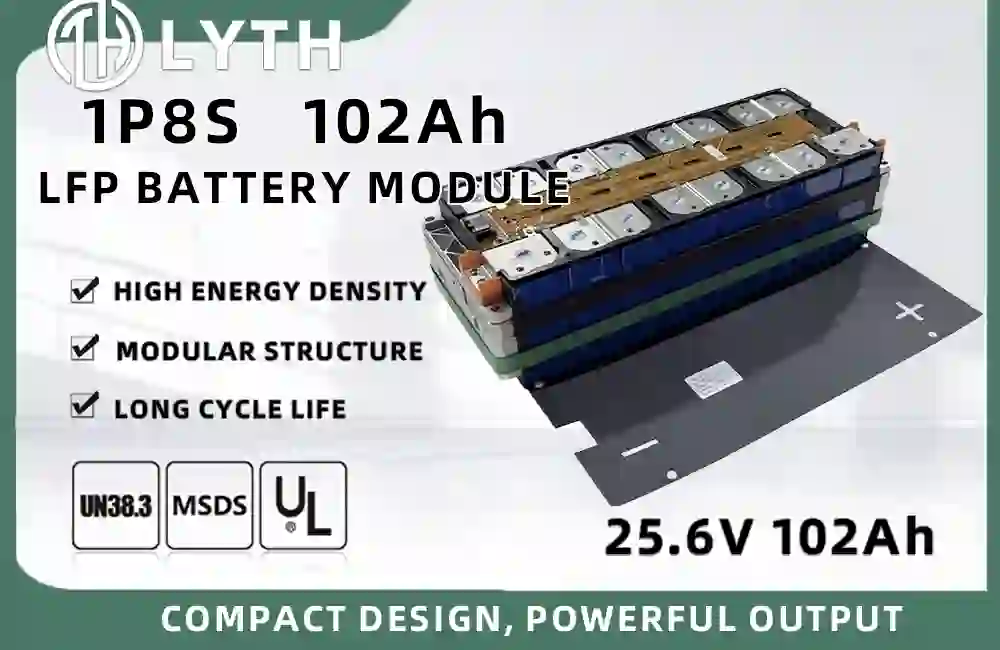 1P8S 102Ah LFP Battery Module for EV and Energy Storage Applications | LYTH